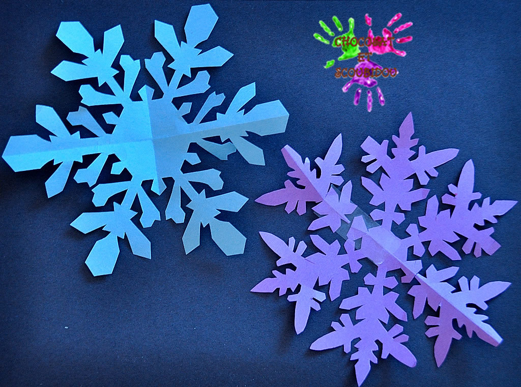 Flocons de neige | Chocolat et Scoubidou