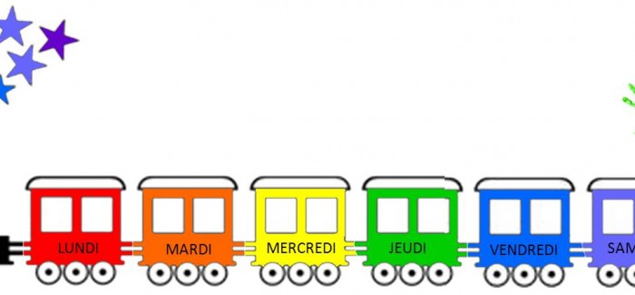 La comptine des jours | Chocolat et Scoubidou